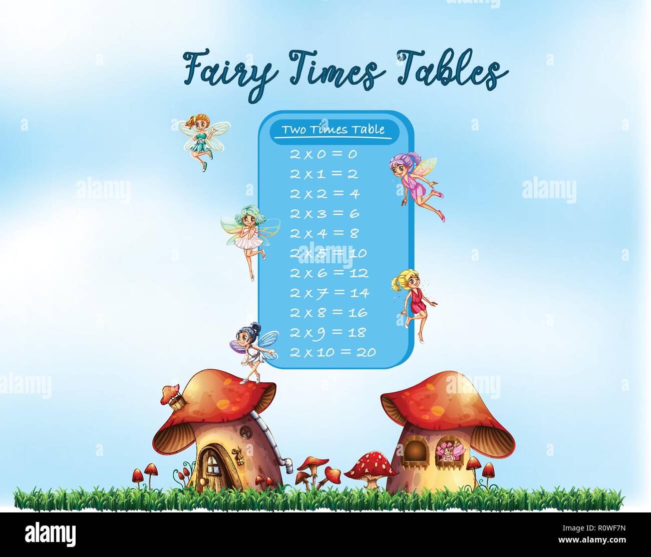 Multiplication table clip art hi-res stock photography and images - Alamy