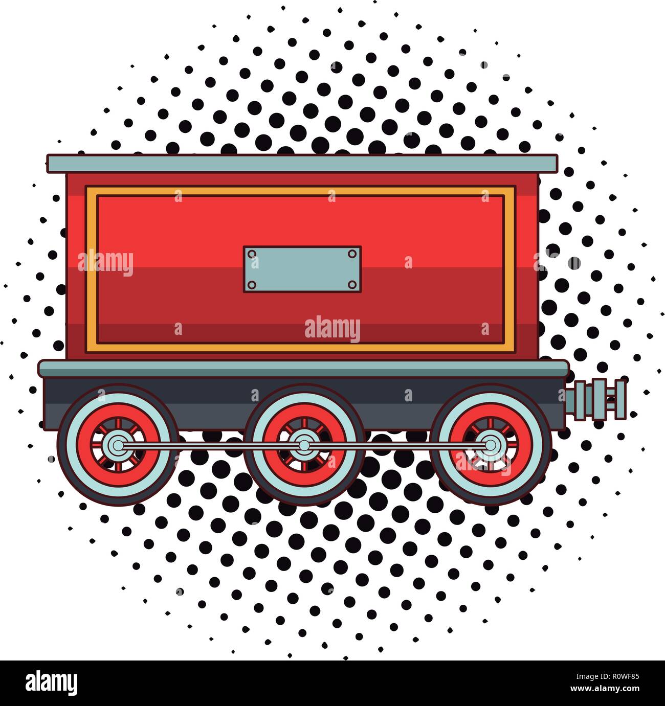 Empty train wagon Stock Vector Image & Art - Alamy