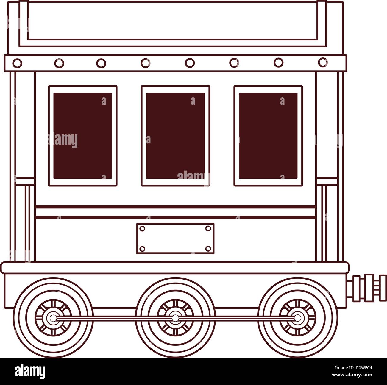 Happy train passenger Stock Vector Images - Alamy