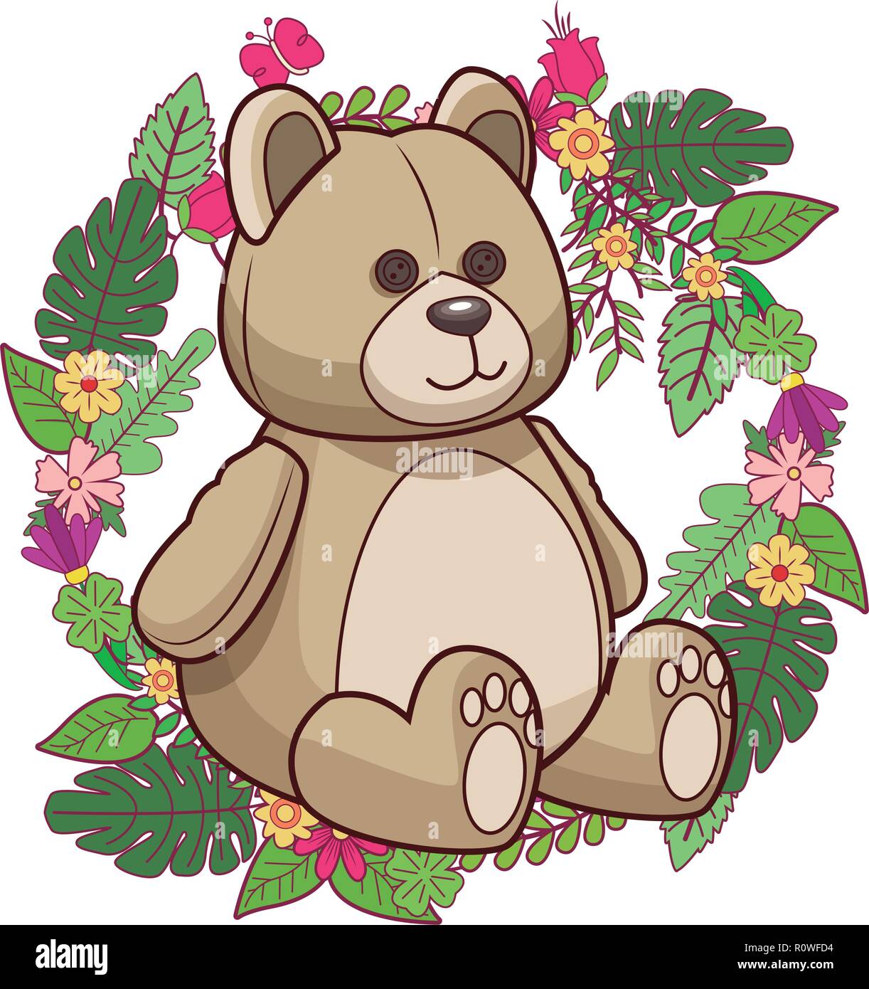 Teddy bear cartoon Stock Vector Image & Art - Alamy