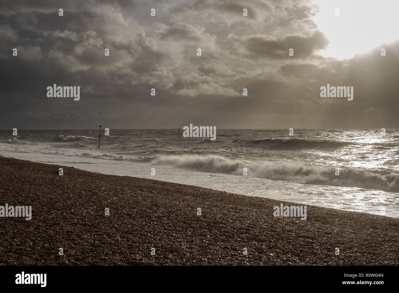 Light waves on beach hi-res stock photography and images - Alamy