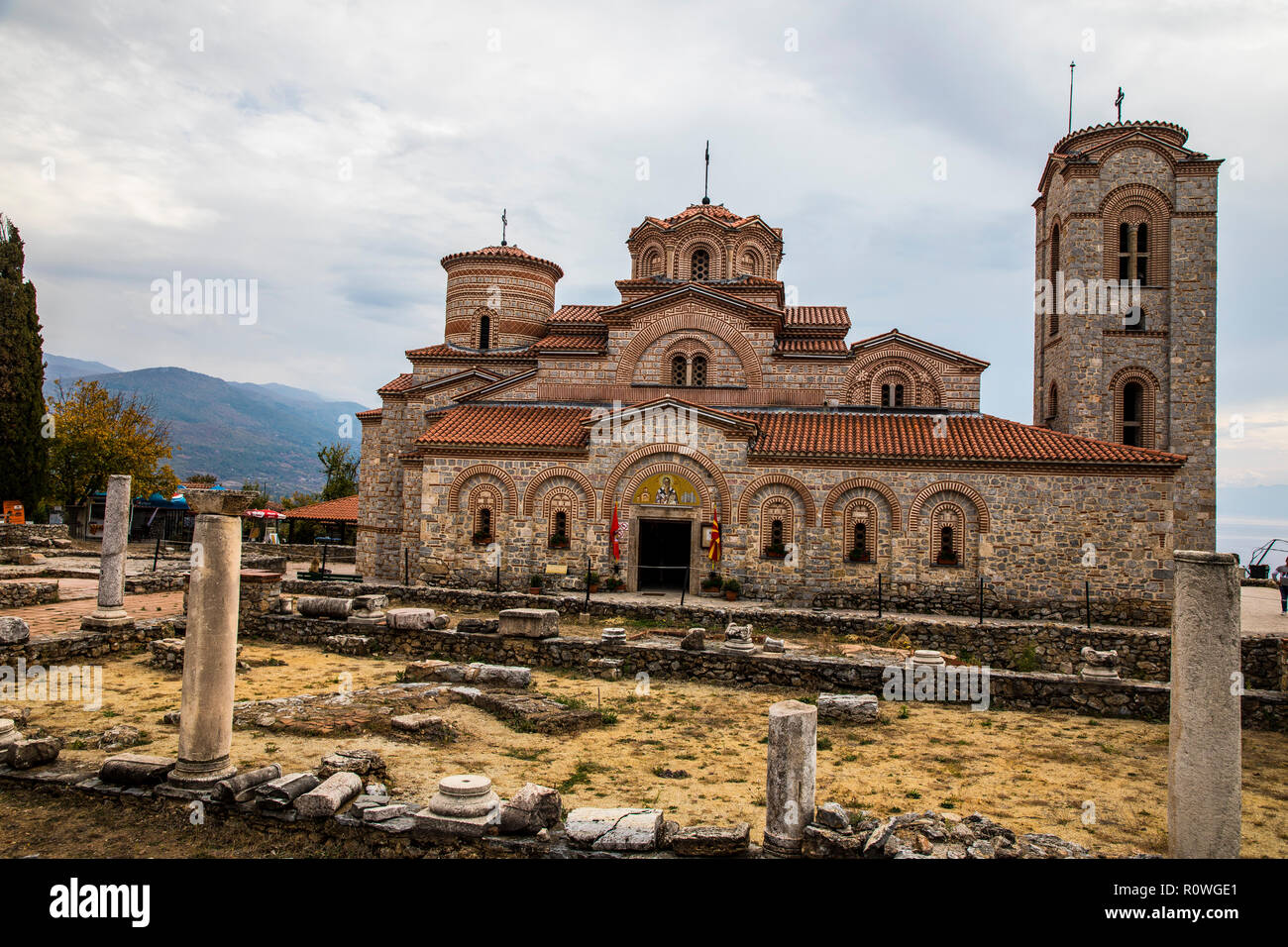 Plaosnik or Saint Kliment Church in Ohrid, Macedonia, Europe Stock ...
