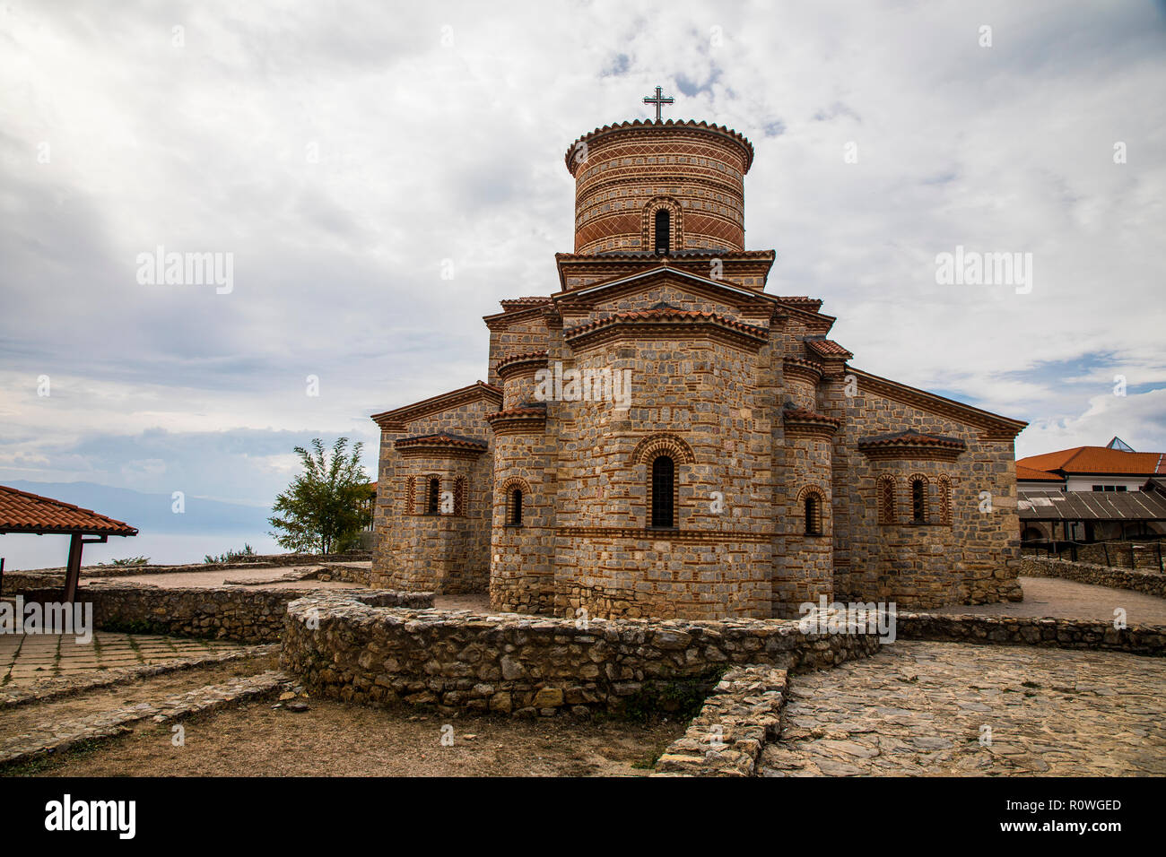 Plaosnik or Saint Kliment Church in Ohrid, Macedonia, Europe Stock ...