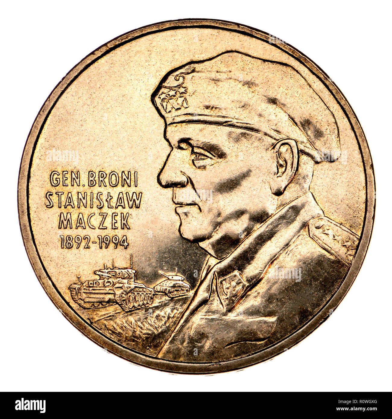 Polish commemorative coin hi-res stock photography and images - Alamy