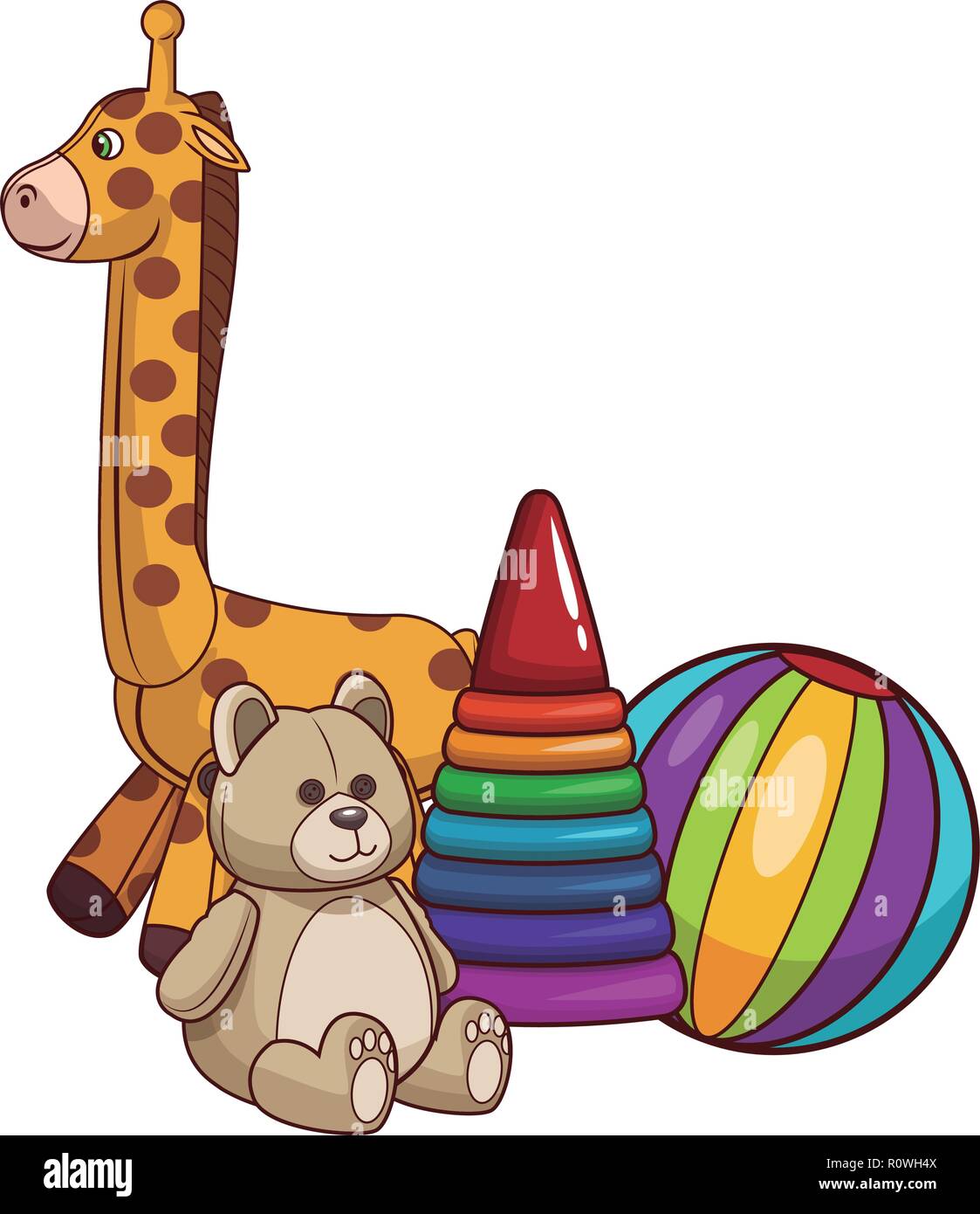 Kids toys cartoon Stock Vector Image & Art - Alamy