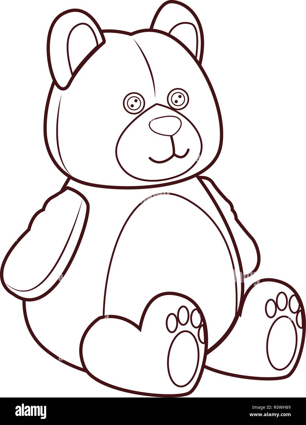 Teddy bear cartoon Stock Vector Image & Art - Alamy