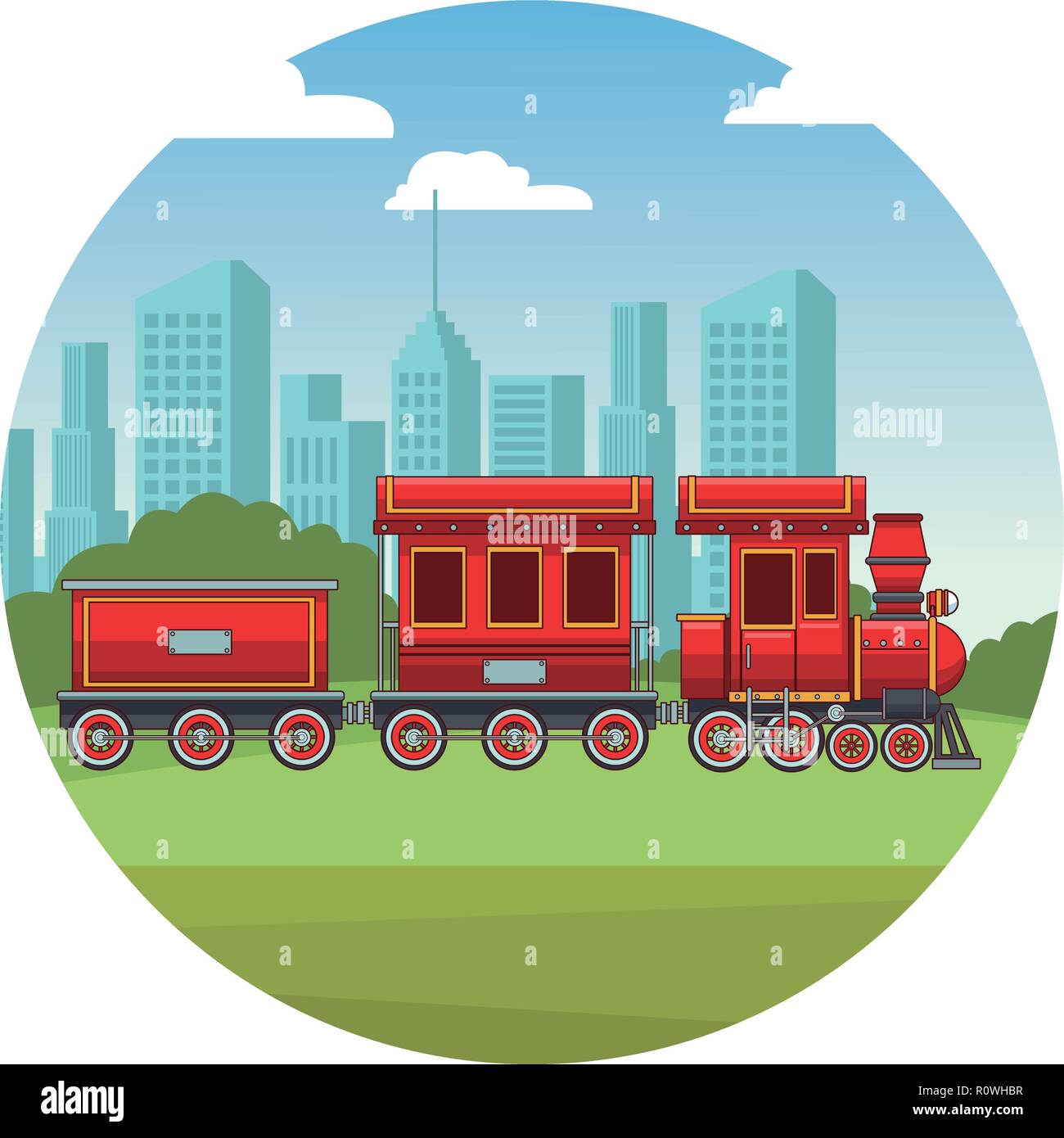 Empty train wagon and cabin Stock Vector Image & Art - Alamy