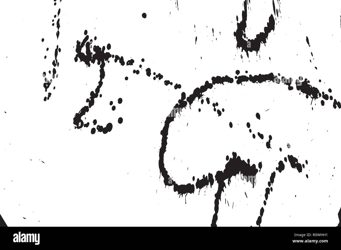 Ink drop splatter white on hi-res stock photography and images - Alamy