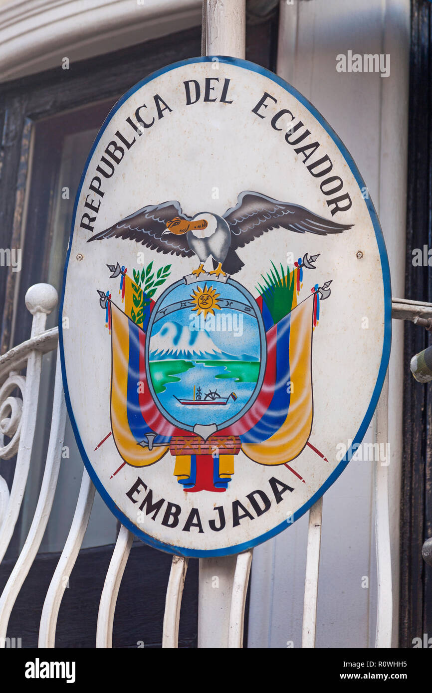 Ecuadorian embassy hi-res stock photography and images - Alamy