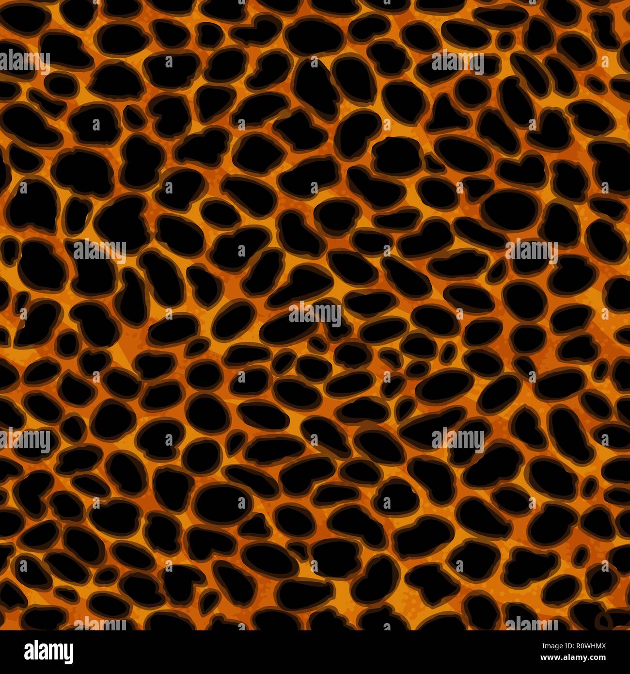 Seamless leopard, ocelot or wild cat fur pattern print Stock Vector ...