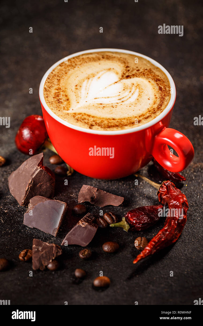Coffee bean chilli pepper hi-res stock photography and images - Alamy