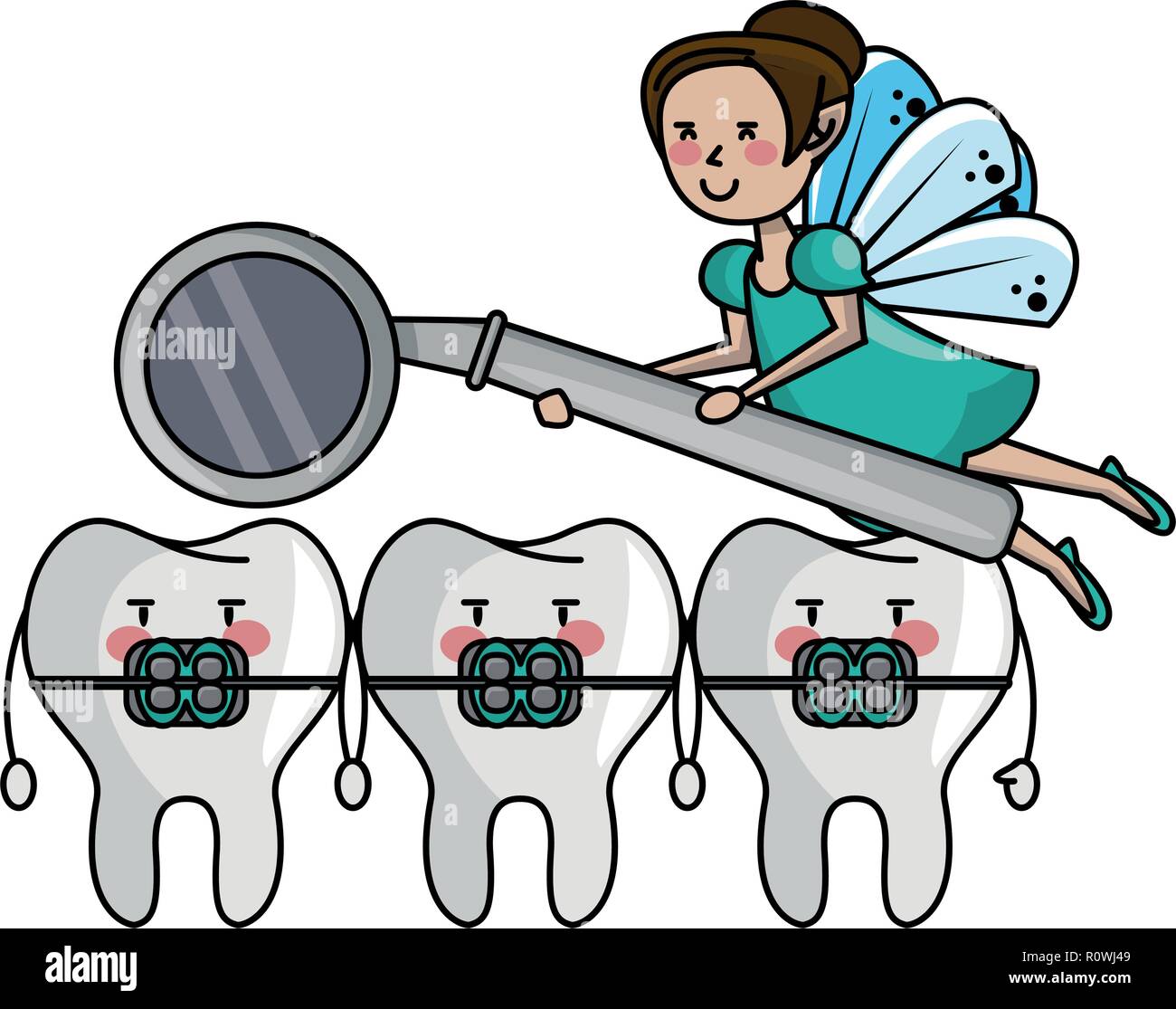 tooth fairy cute cartoon Stock Vector Image & Art - Alamy