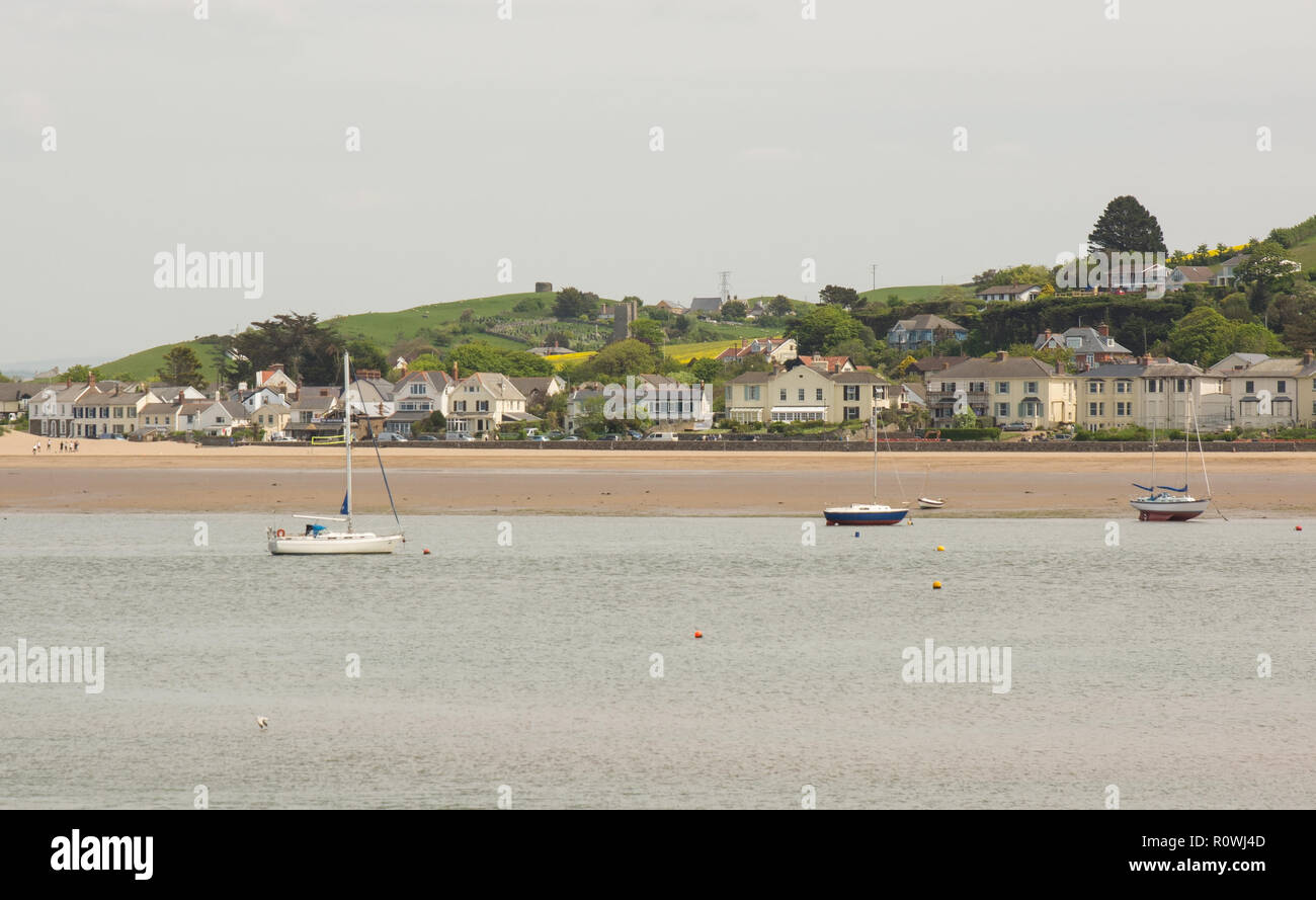 View across the River Torridge estuary at Appledore towards Instow ...