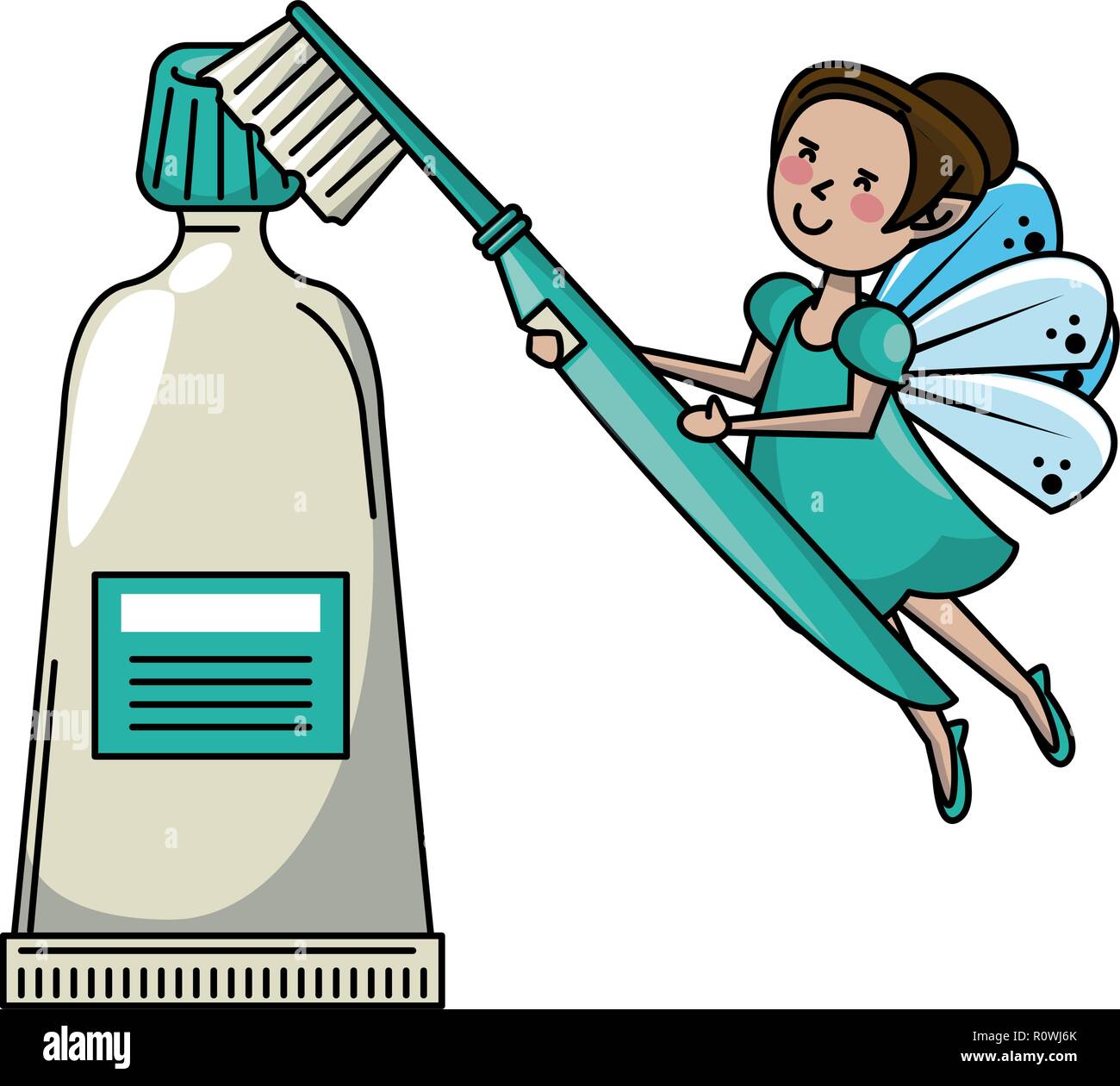 tooth fairy cute cartoon Stock Vector Image & Art - Alamy