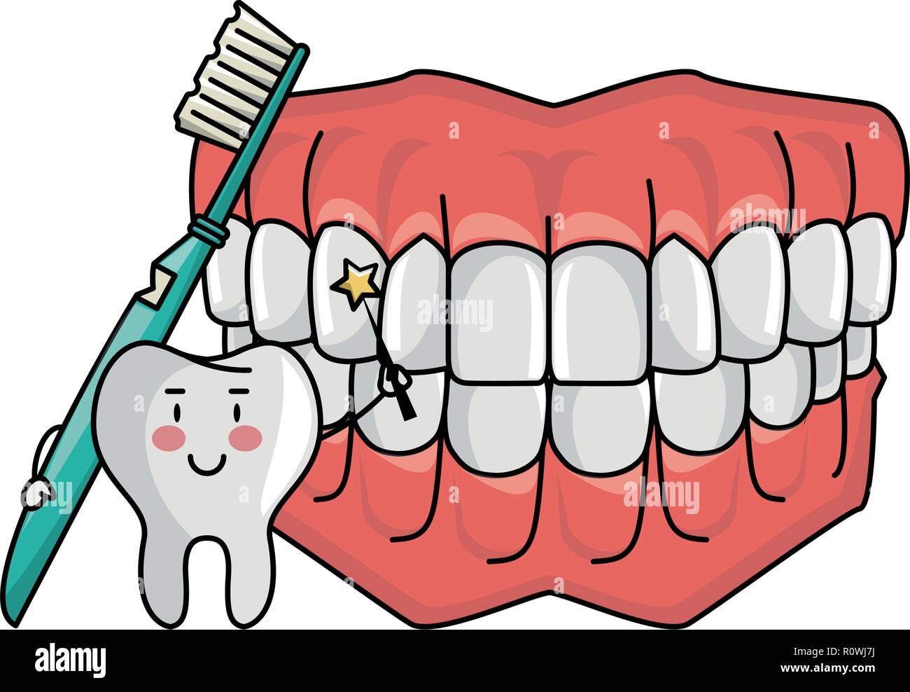 Magic tooth cartoon Stock Vector Image & Art - Alamy