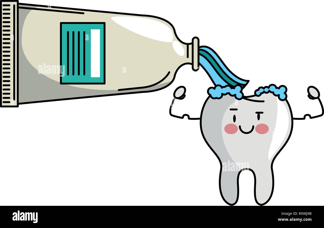 cartoon dental care tooth Stock Vector Image & Art - Alamy