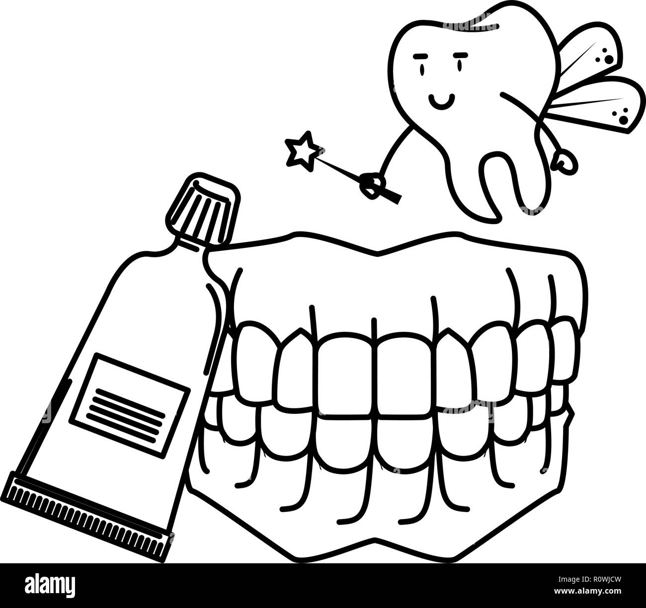 Toothy dentistry Black and White Stock Photos & Images - Alamy