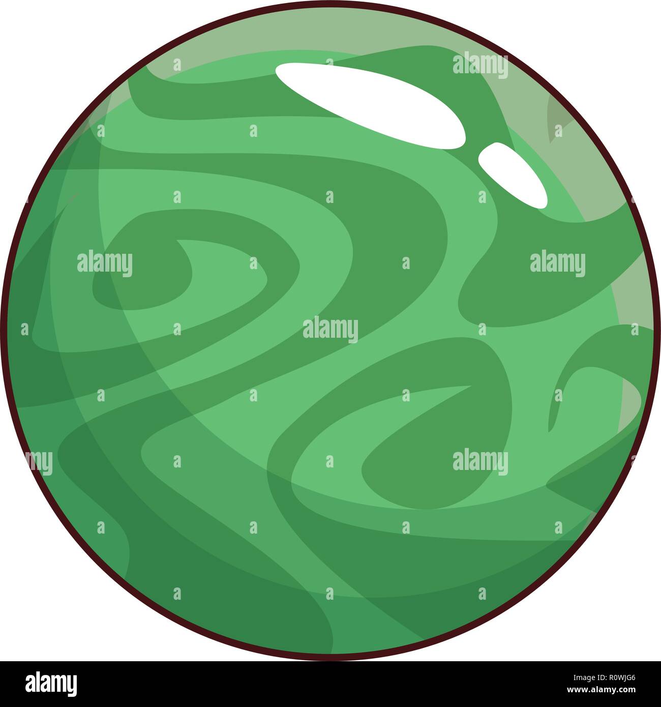 planet cartoon isolated Stock Vector Image & Art - Alamy