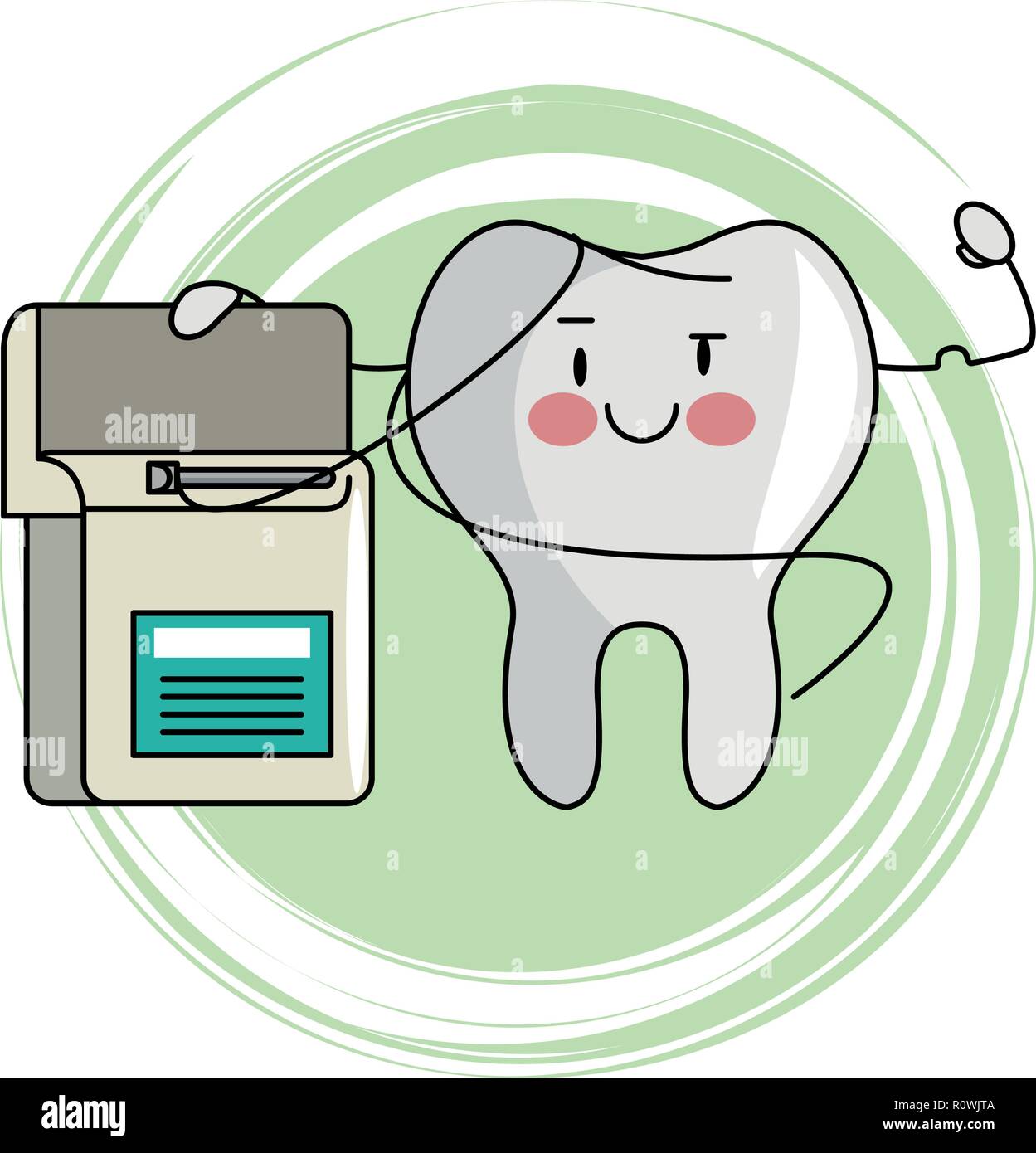 dental care tooth cartoon Stock Vector Image & Art - Alamy