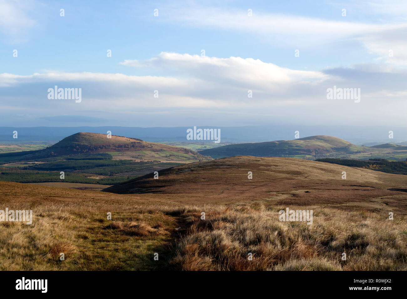 Great Mell Fell and Little Mell Fell from the Lower Slopes of Great ...