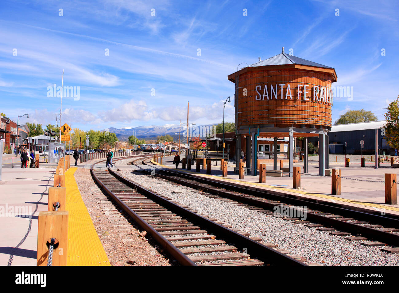 Water street in downtown santa fe hi-res stock photography and images ...