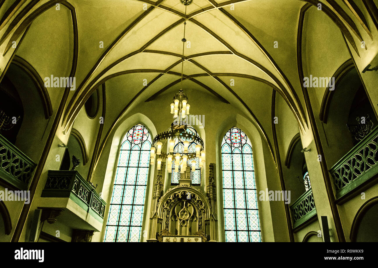 Interior old synagogue photo hi-res stock photography and images - Alamy