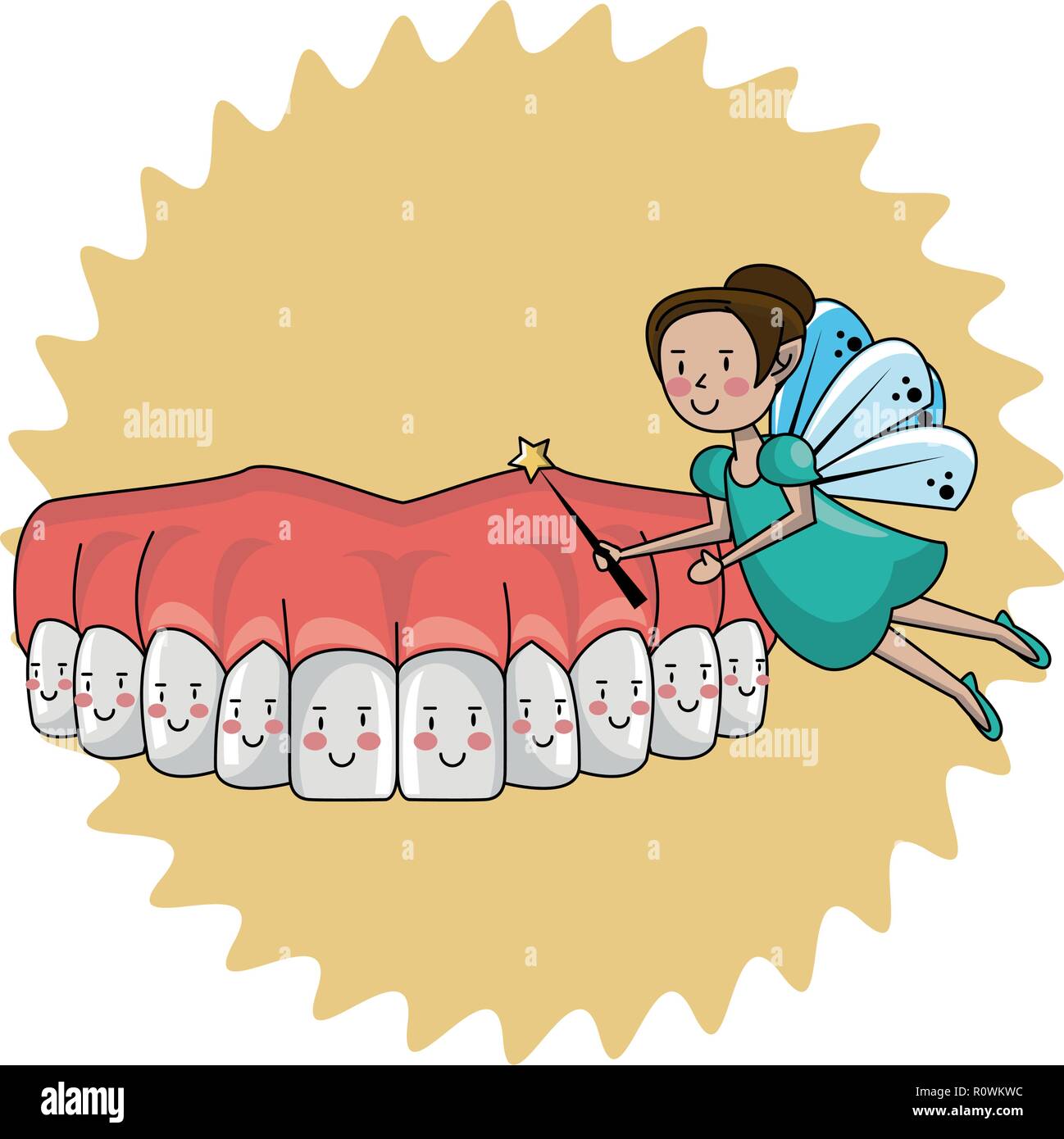 dental care cartoon Stock Vector Image & Art - Alamy