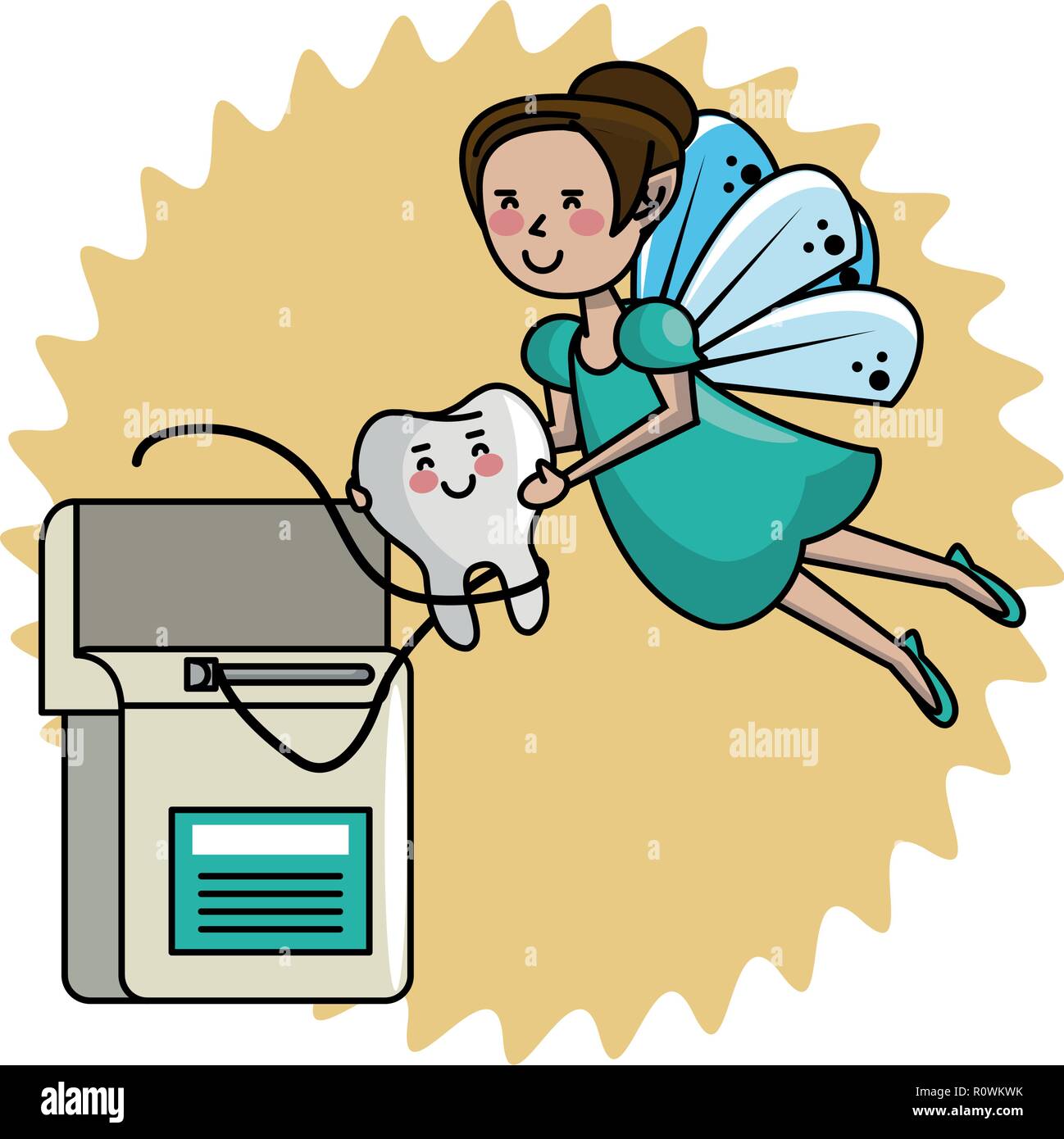 dental care cartoon Stock Vector Image & Art - Alamy