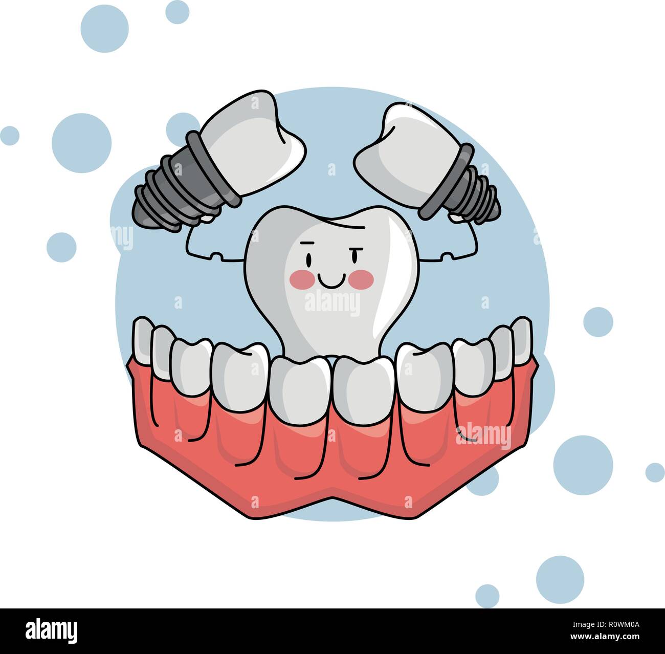 dental care cartoon Stock Vector Image & Art - Alamy