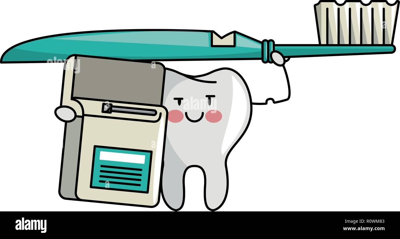 Dental care tooth cartoon Stock Vector Image & Art - Alamy
