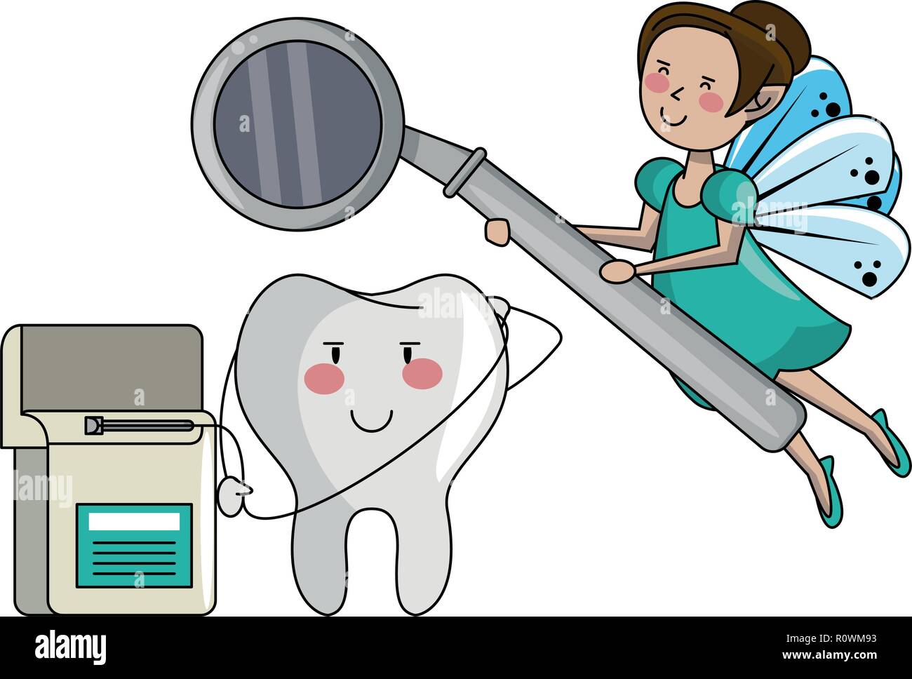 cartoon fairy dental care Stock Vector Image & Art - Alamy