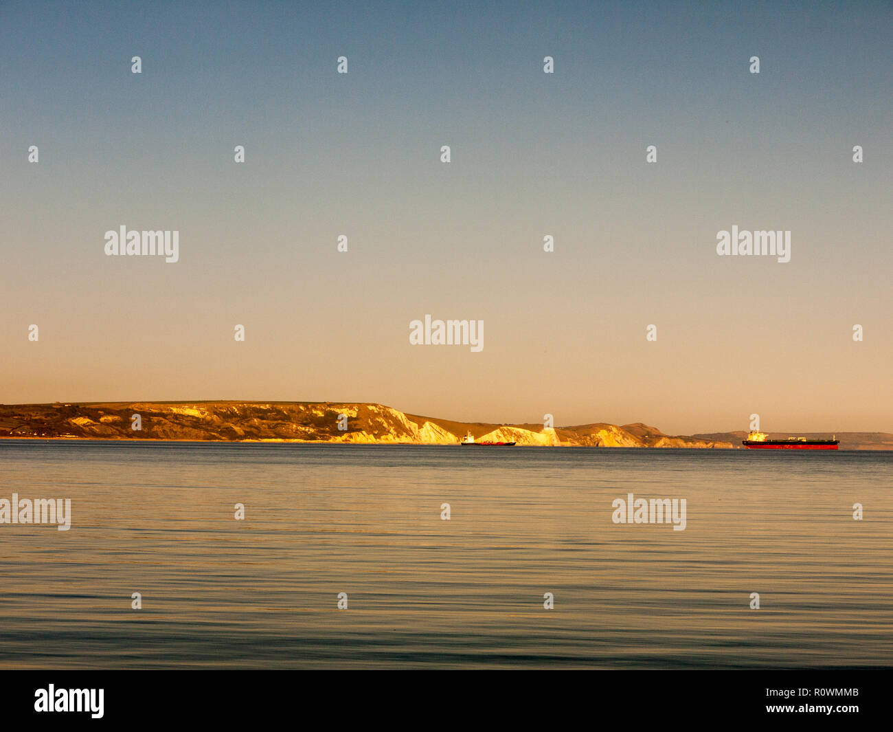 weymouth sunset beach sea waves ocean space dorset beautiful view ...