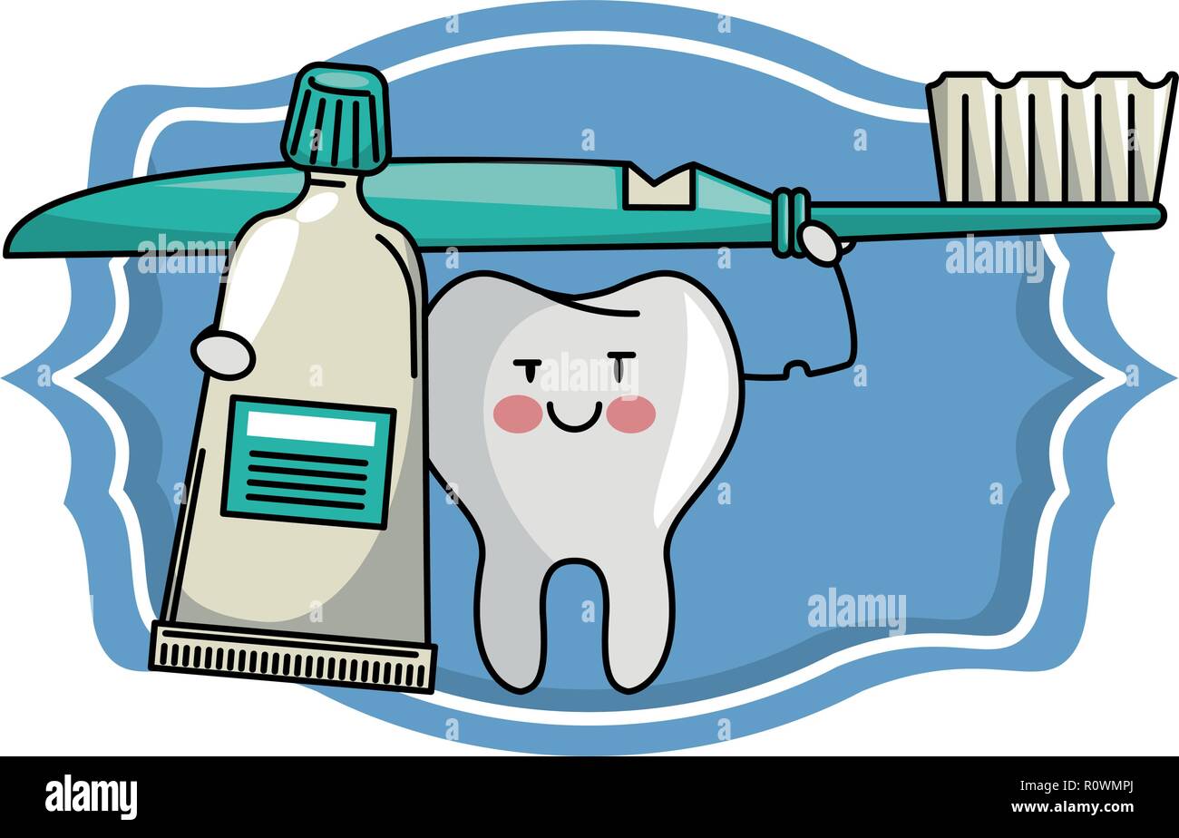 cartoon dental care tooth Stock Vector Image & Art - Alamy