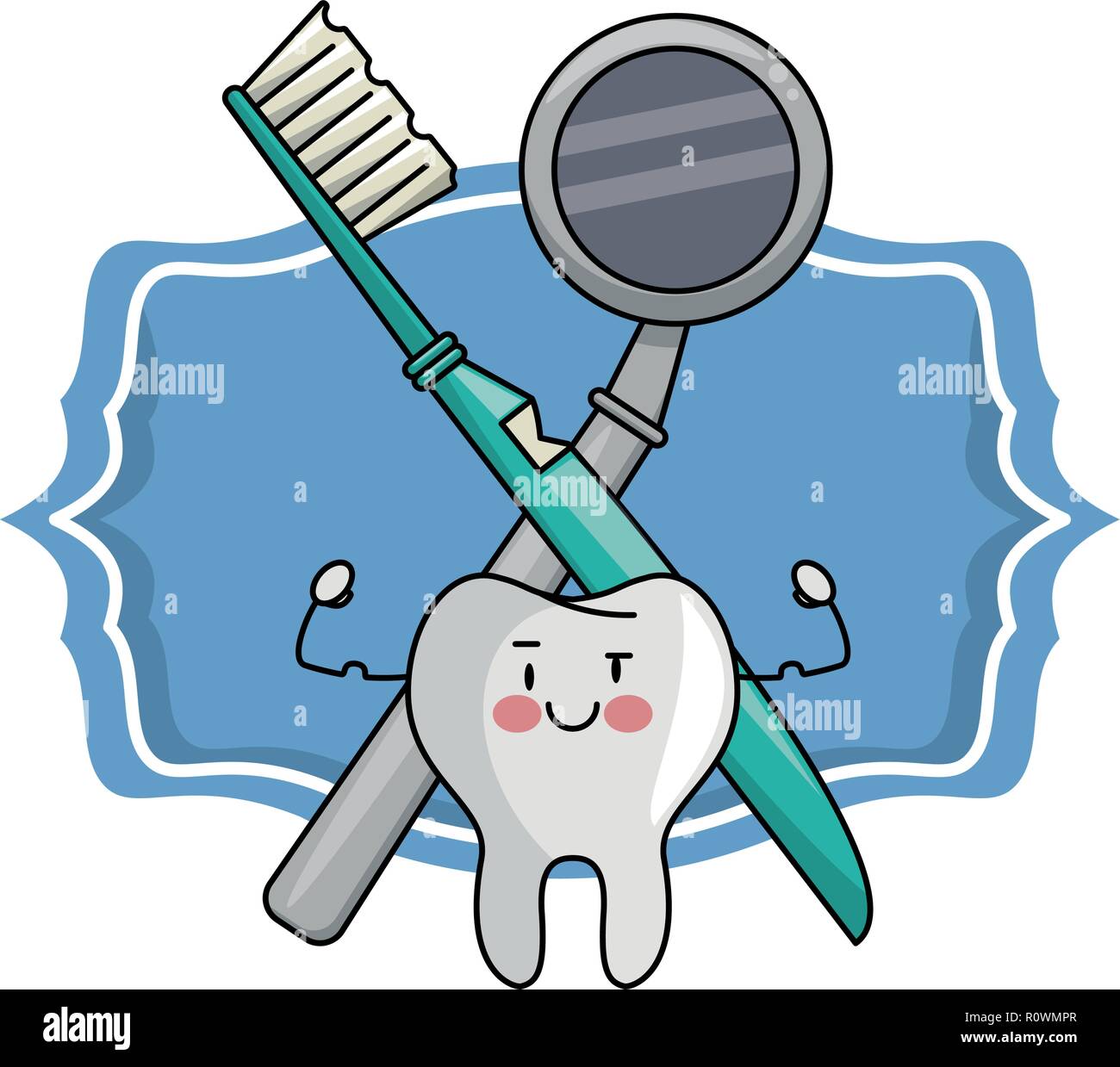 cartoon dental care tooth Stock Vector Image & Art - Alamy