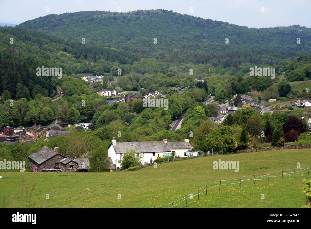 Backbarrow village hi-res stock photography and images - Alamy