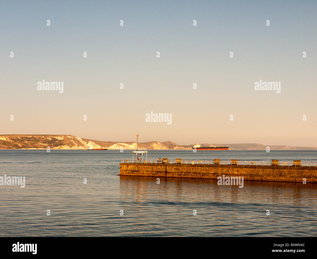weymouth sunset beach sea waves ocean space dorset beautiful view ...