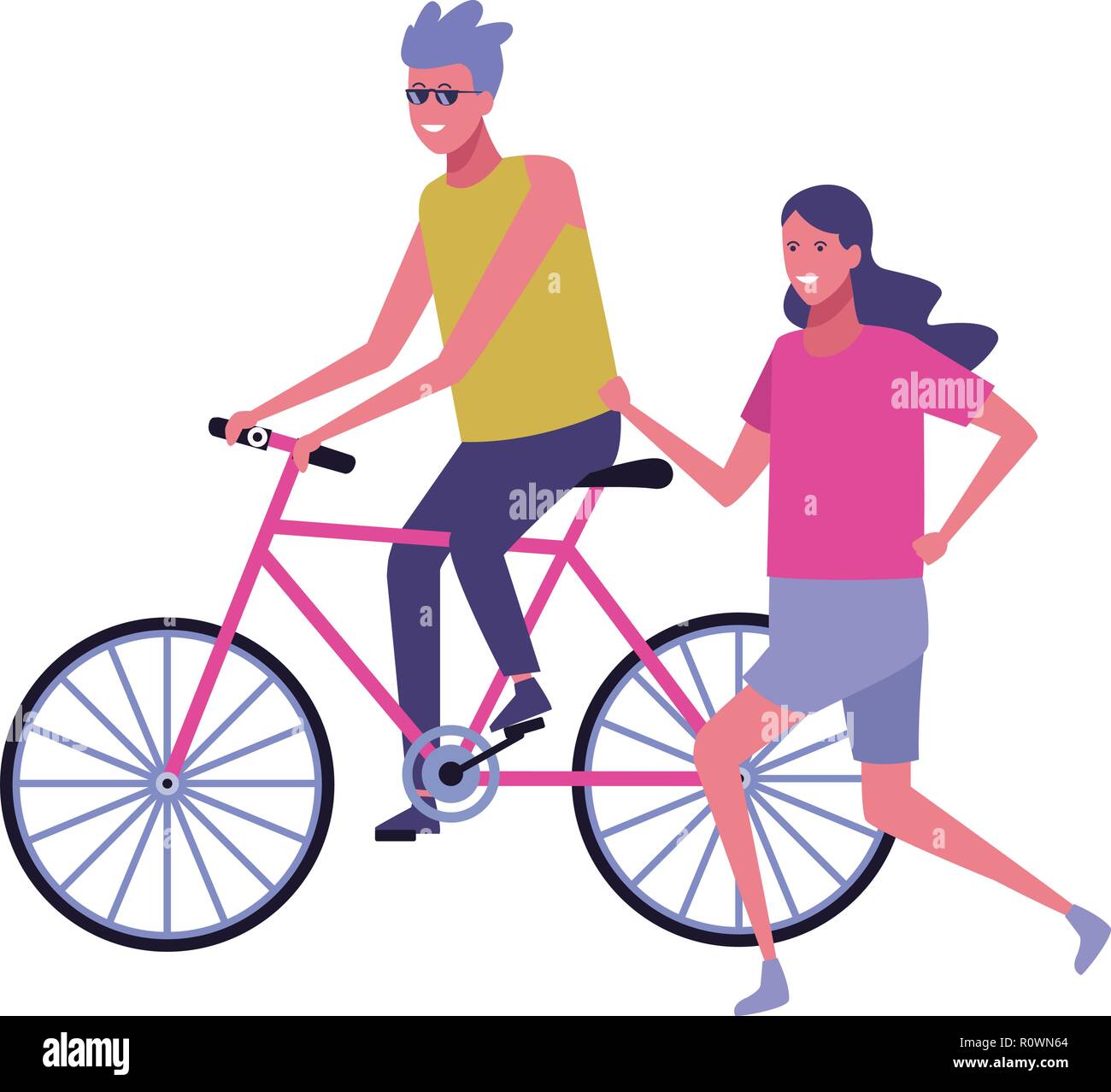 Friends having fun cartoons Stock Vector Image & Art - Alamy