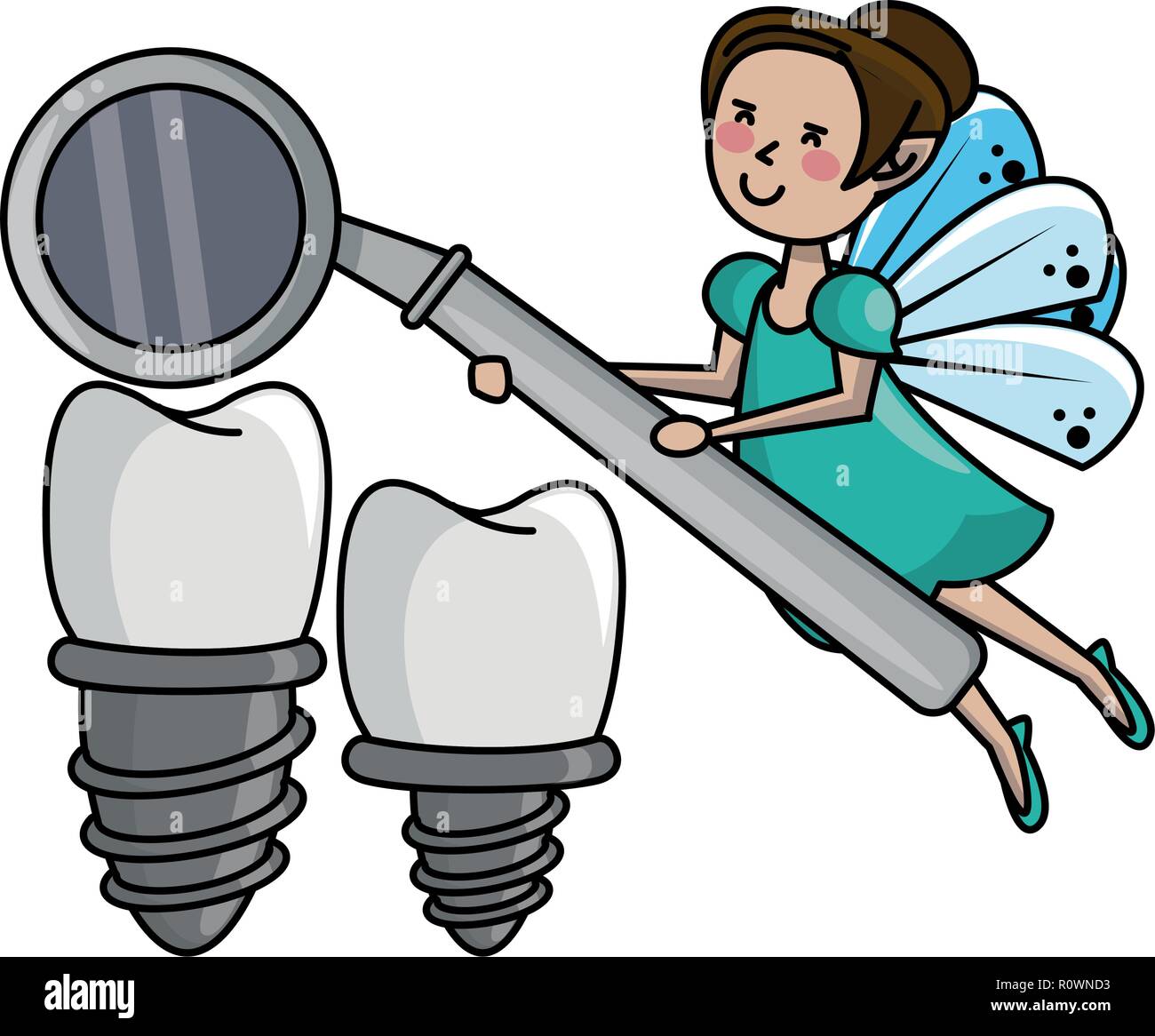 dental care cartoon Stock Vector Image & Art - Alamy