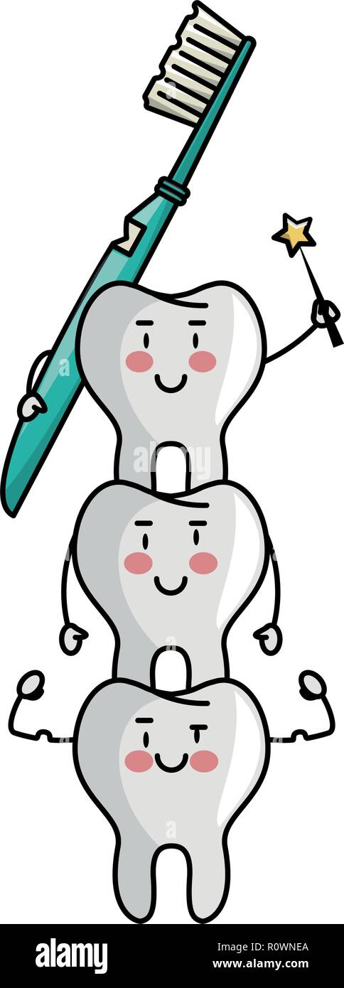 dental care cartoon Stock Vector Image & Art - Alamy