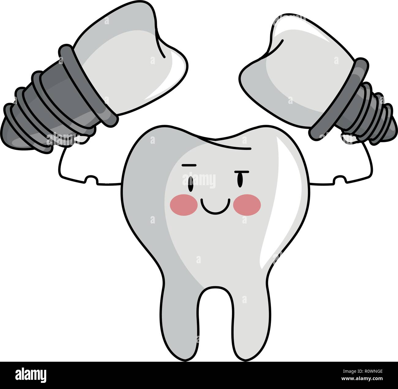 dental care cartoon Stock Vector Image & Art - Alamy