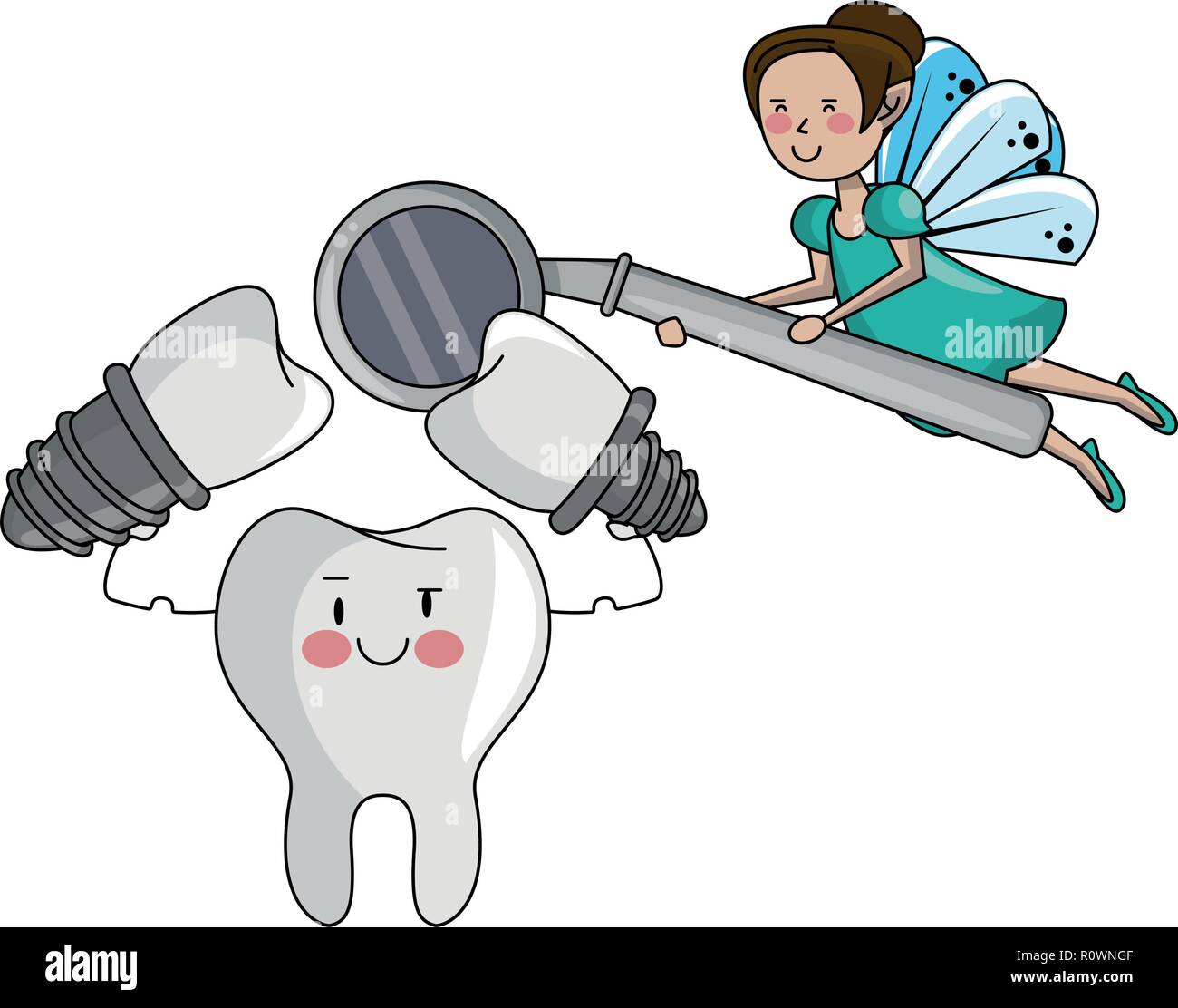 dental care cartoon Stock Vector Image & Art - Alamy