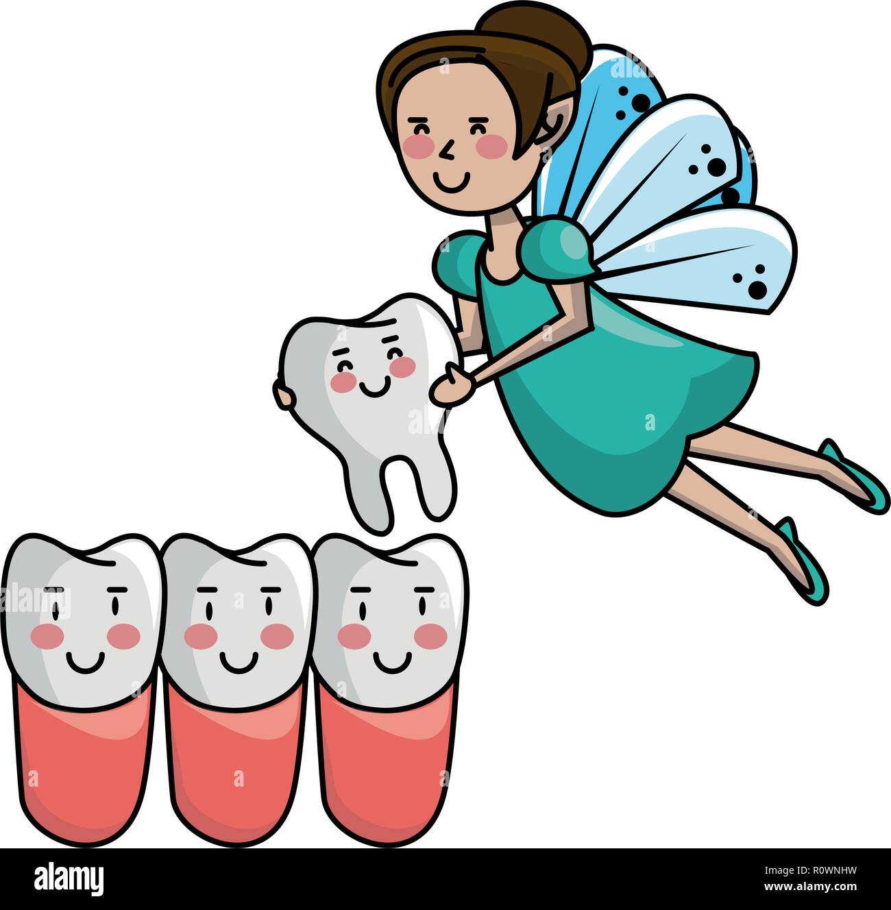 dental care cartoon Stock Vector Image & Art - Alamy
