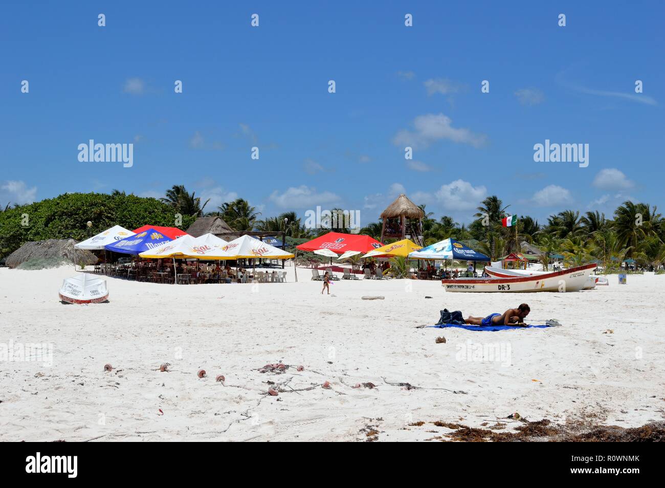 Tulum beach, mexico Stock Photo - Alamy