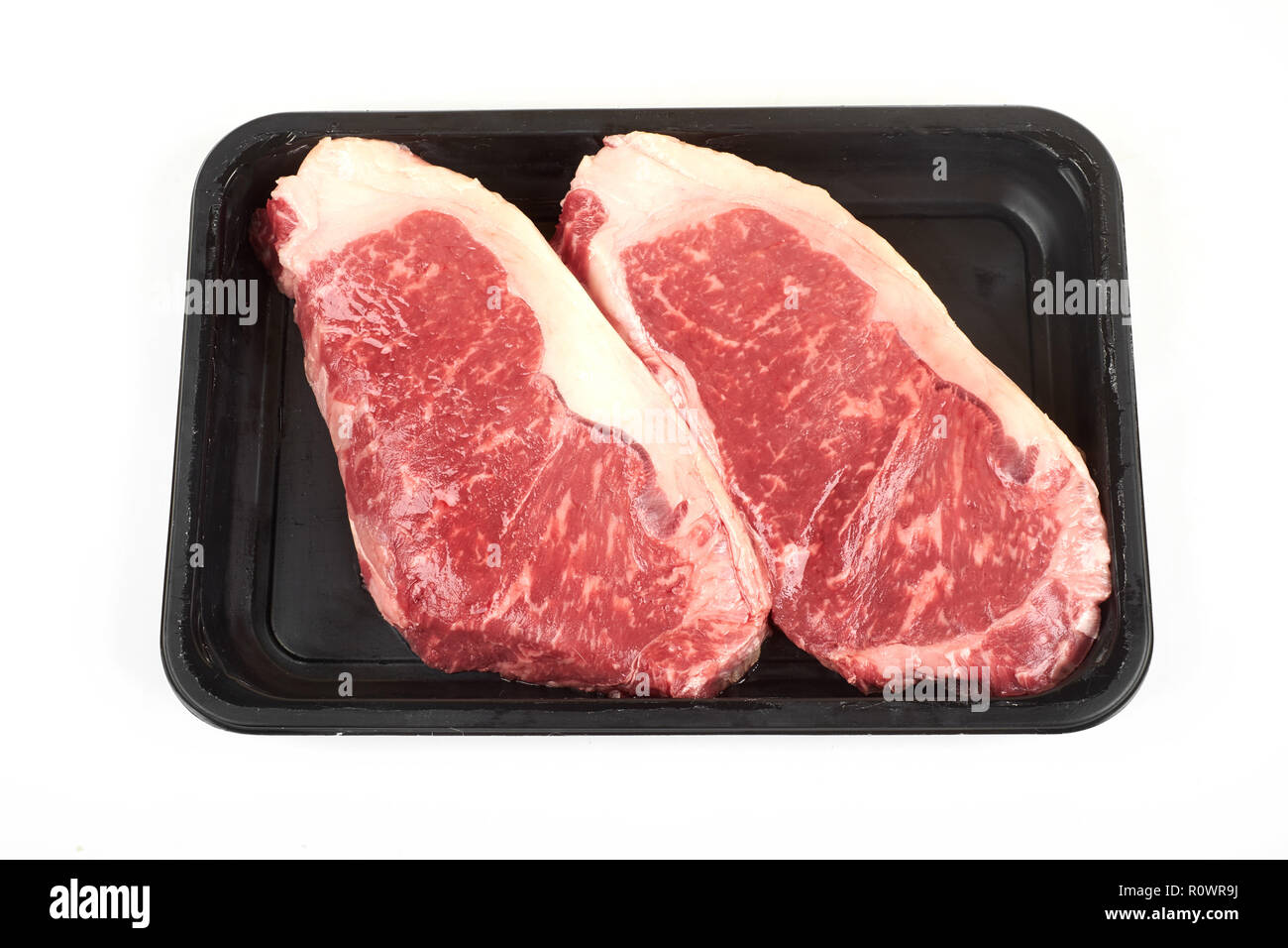 Raw steak packaging hi-res stock photography and images - Alamy