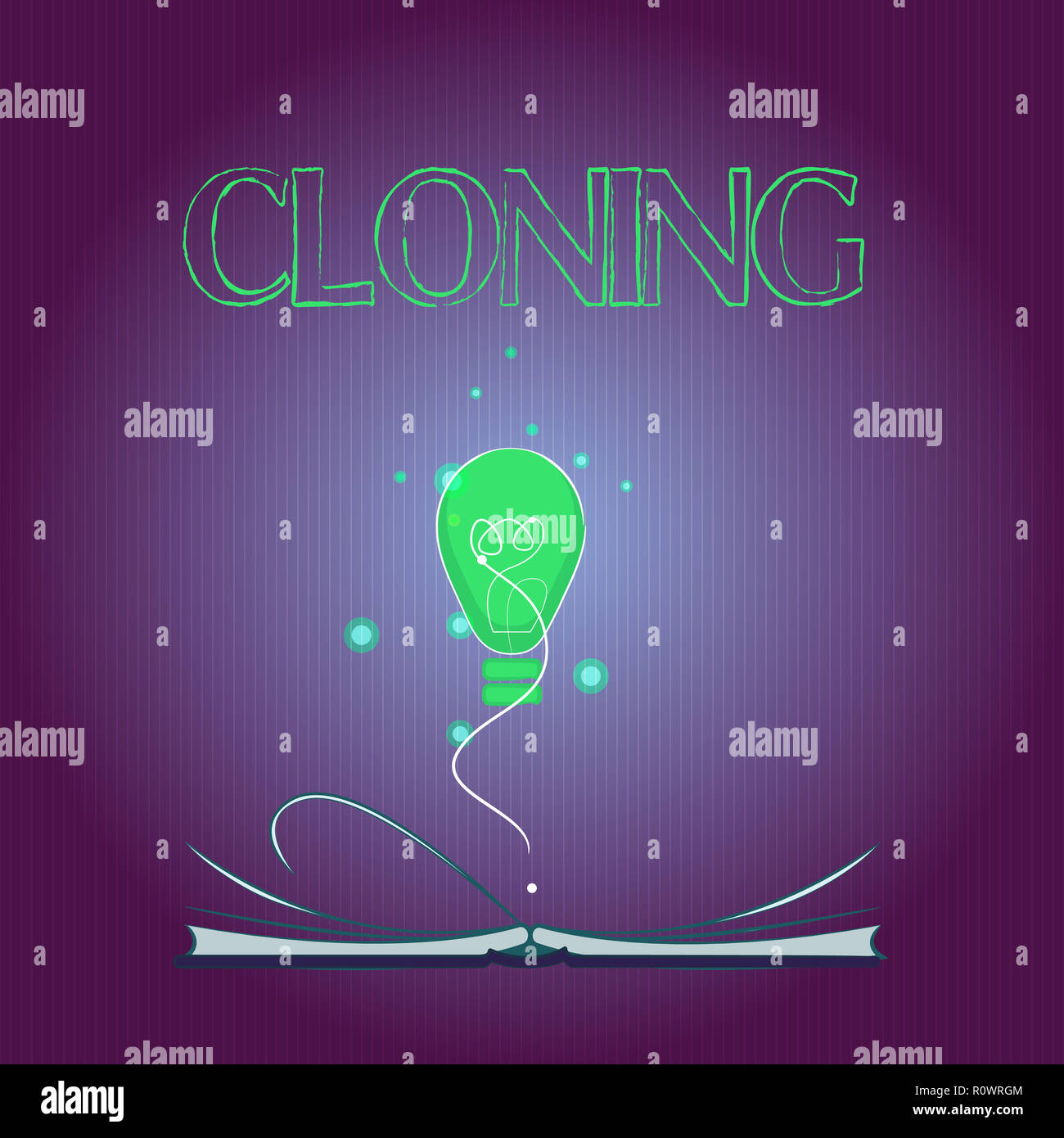 Word writing text Cloning. Business concept for Make identical copies ...