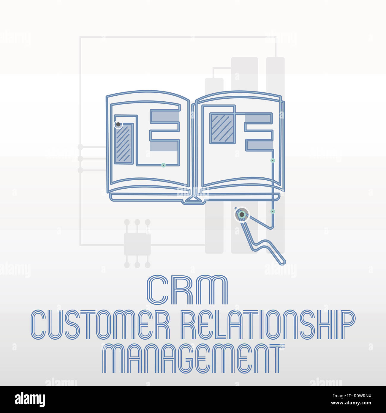 Handwriting Text Writing Crm Customer Relationship Management Concept Meaning Manage And