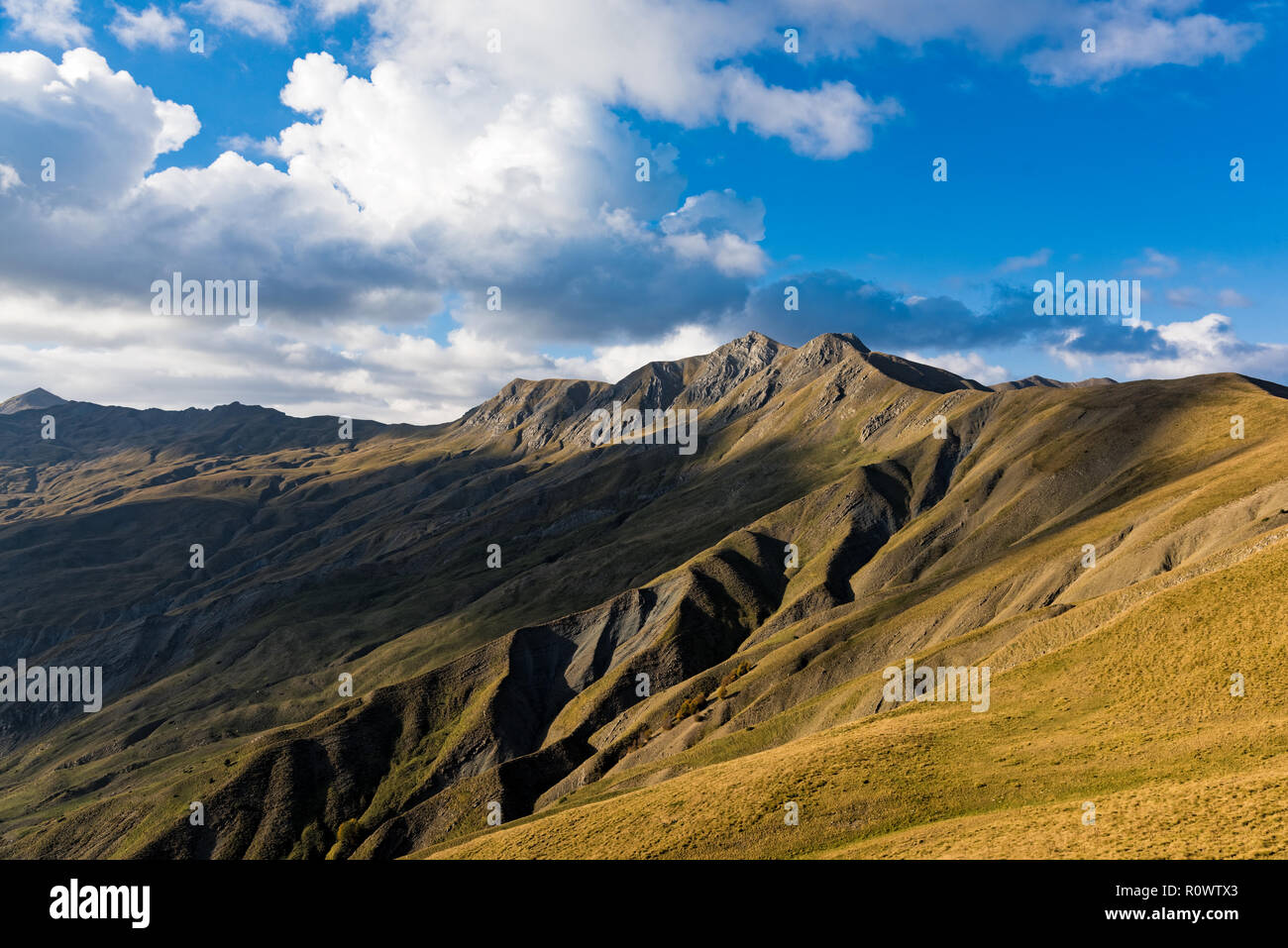 Mountain landscape on Mt Grammos in northern Greece Stock Photo - Alamy
