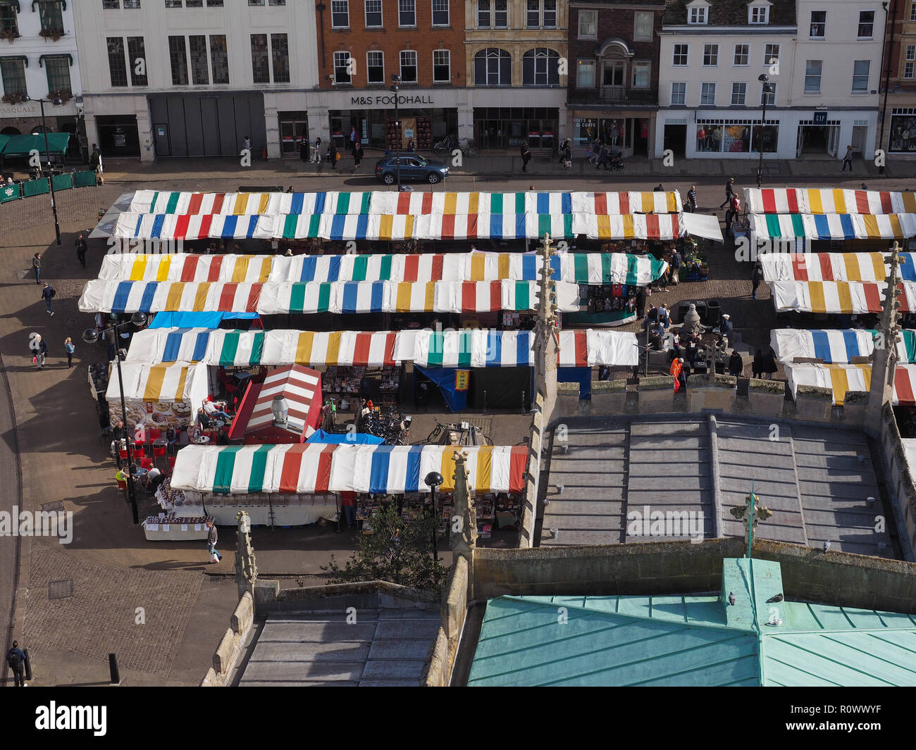 Aerial view cambridge market square hi-res stock photography and images ...