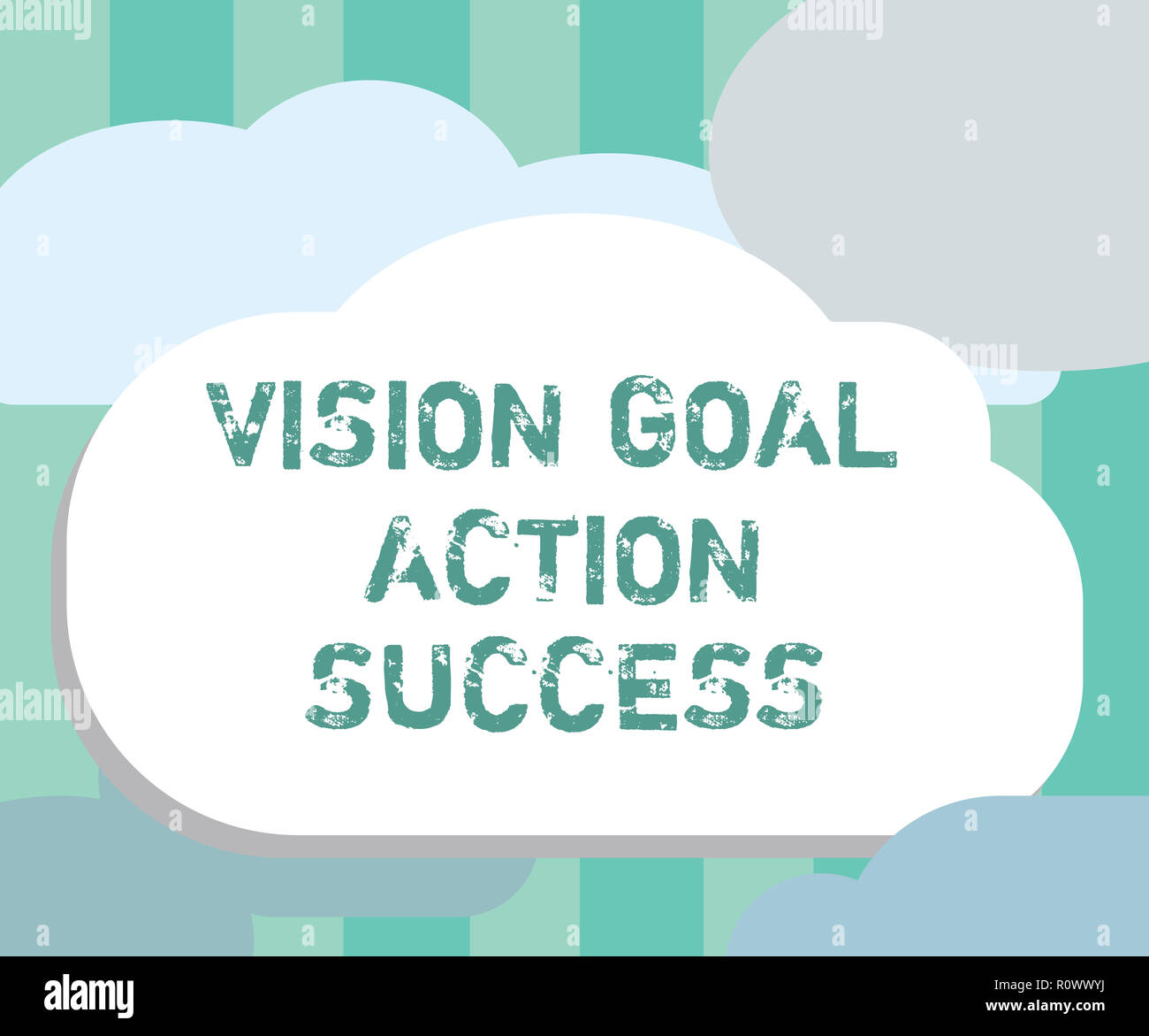 Word writing text Vision Goal Action Success. Business concept for ...