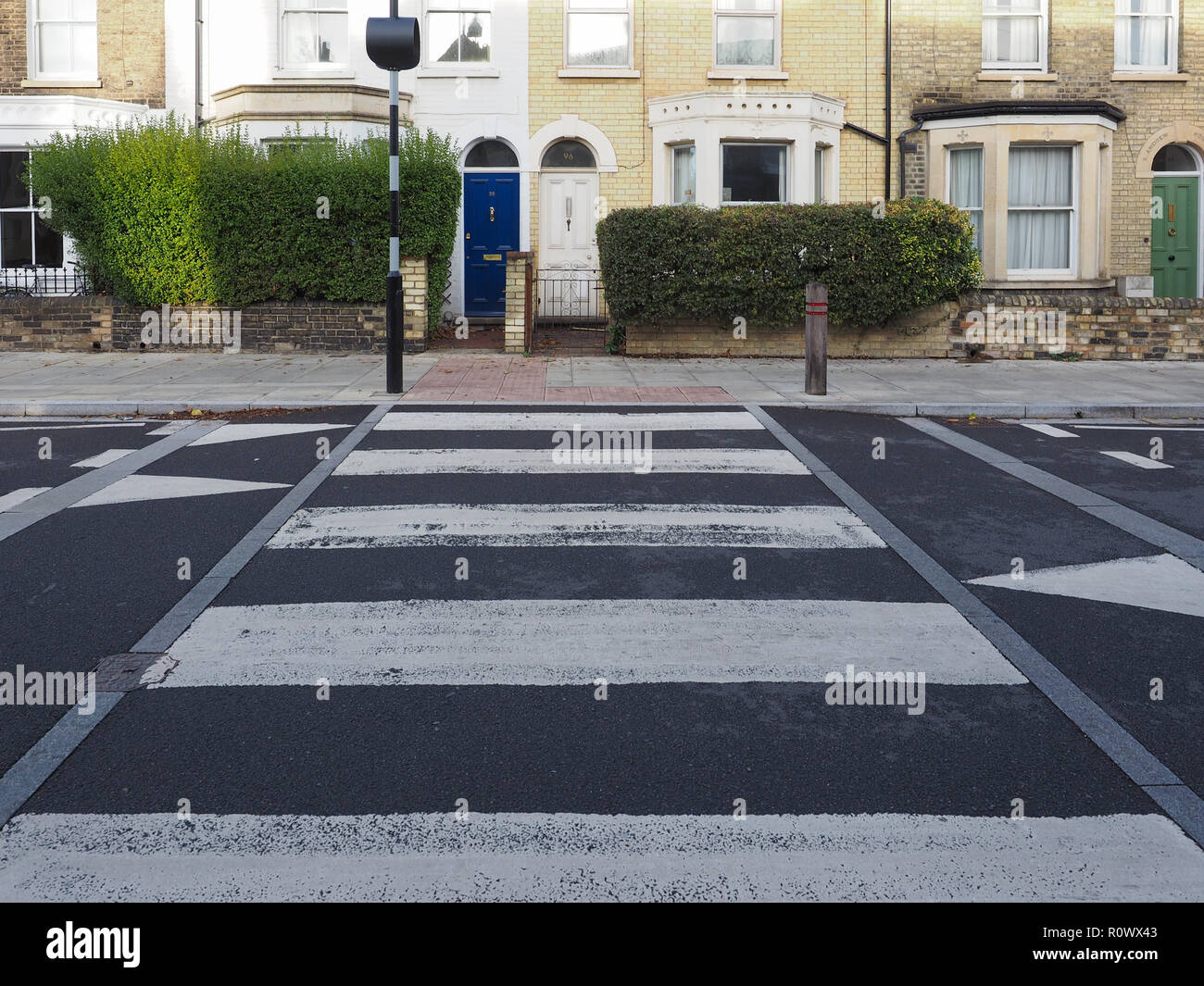 zebra crossing for pedestrians in a British town Stock Photo - Alamy